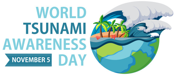 World Tsunami Awareness Day Vector Images (over 150)