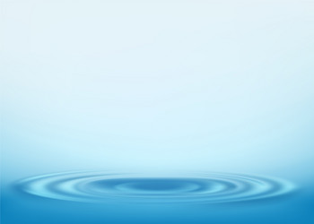 Circles on water and pink flower petals waves Vector Image