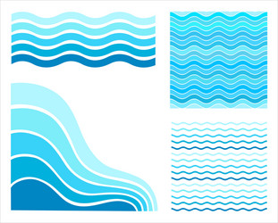 Abstract waves background Royalty Free Vector Image