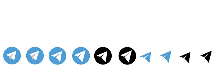 Aircraft blue button icon telegram Royalty Free Vector Image