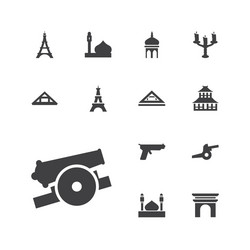 15 historic icons Royalty Free Vector Image - VectorStock