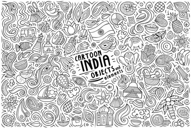 Diwali Outline Vector Images (over 1,400)