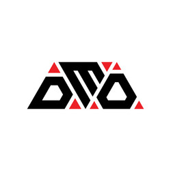 Dmo logo letter design Royalty Free Vector Image