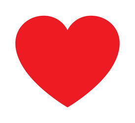 Red heart symbol Royalty Free Vector Image - VectorStock