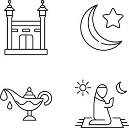 Islam Pilgrimage Drawing