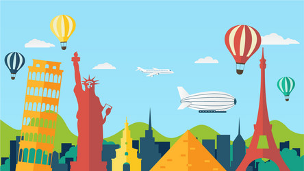 Travel Tourism Vector Images (over 640,000)
