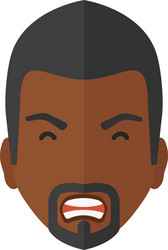 Black Man Screaming Vector Images (over 2,500)
