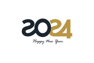 2024 logo design element with creative unique Vector Image
