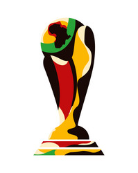 African nations cup championship Royalty Free Vector Image