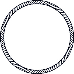 Tied rope Royalty Free Vector Image - VectorStock