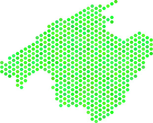 Green Hex Tile Map Vector Images (over 270)