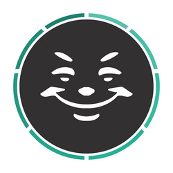 Smile computer symbol Royalty Free Vector Image