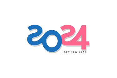 2024 logo design element with creative unique Vector Image
