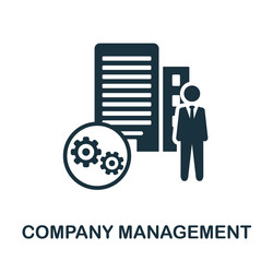 General manager icon simple element from company Vector Image