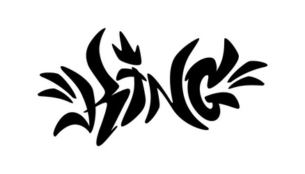 King Crown Calligraphy Vector Images (over 1,000)