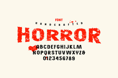 Horror Number Font Vector Images (over 510)