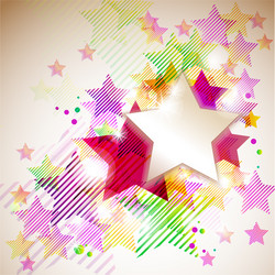 Abstract stars background Royalty Free Vector Image