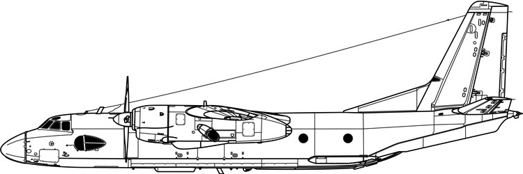 Antonov An-148 Regional Jet Royalty Free Vector Image