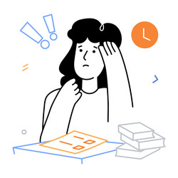 Stress busting Royalty Free Vector Image - VectorStock