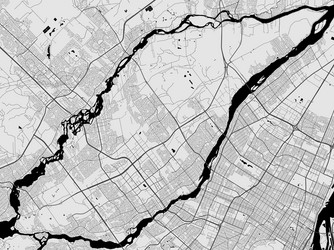 Laval map detailed city Royalty Free Vector Image