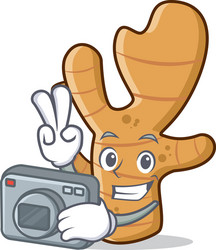 Police ginger character cartoon style Royalty Free Vector