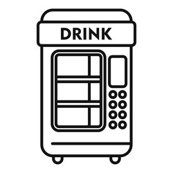 Food snack machine icon simple street Royalty Free Vector