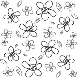 Flower Bw Vector Images (over 140)