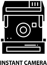 Camera top view icon linear isolated Royalty Free Vector