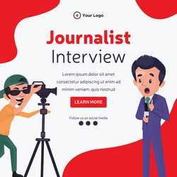 Journalist in war zone Royalty Free Vector Image