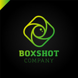 Initial n monogram letter with a camera icon logo Vector Image