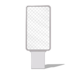 Sidewalk advertising poster sign holder stand Vector Image
