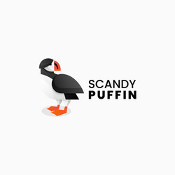 Puffins birds Royalty Free Vector Image - VectorStock