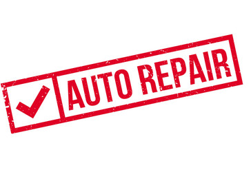 Auto repair rubber stamp Royalty Free Vector Image