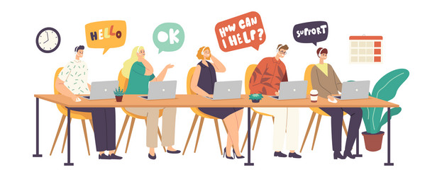 Call Centre Cartoon Vector Images (over 450)