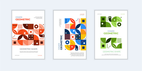 Financial report concept business background Vector Image