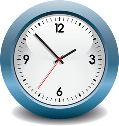 Colorful clock Royalty Free Vector Image - VectorStock