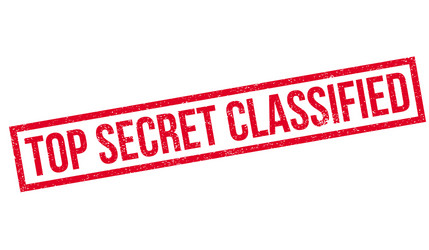 Top secret classified rubber stamp Royalty Free Vector Image