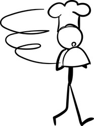 Stick Man Chef Vector Images (over 240)