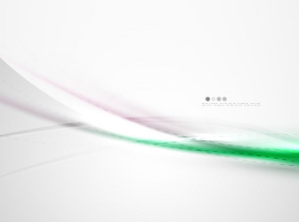 Futuristic green color in wave template Royalty Free Vector