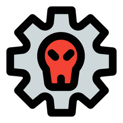 Hacking an act of intervening programming Vector Image