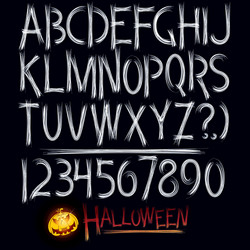 Horror Number Font Vector Images (over 510)