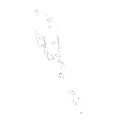 Vanuatu Map Outline Vector Images (over 100)