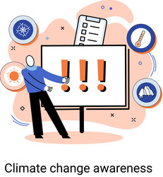 Climate change save the planet celebrate world Vector Image
