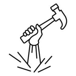 Hand Holding Hammer Logo Vector Images (over 240)