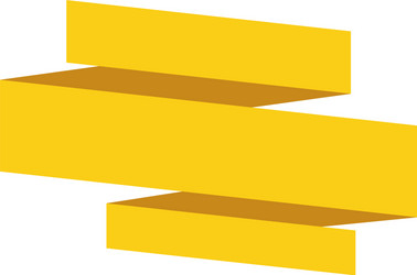 3d double banner ribbon design element Royalty Free Vector