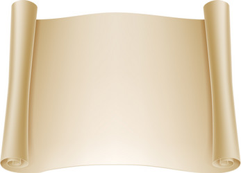 Old scroll papyrus parchment paper map background Vector Image