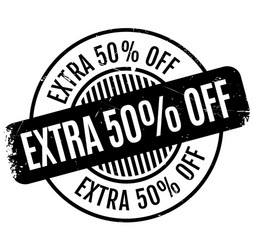 Receive 50 off rubber stamp Royalty Free Vector Image