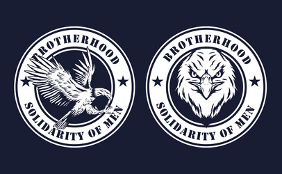 Brotherhood logo Royalty Free Vector Image - VectorStock