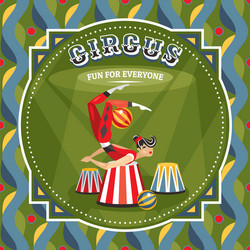Circus acrobat Royalty Free Vector Image - VectorStock
