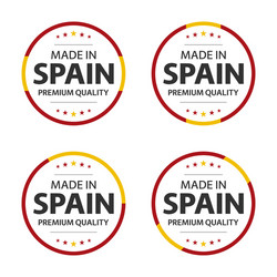 Modern made in spain label Royalty Free Vector Image